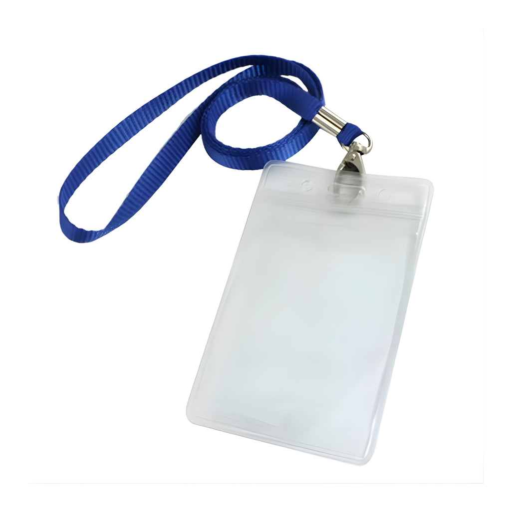 Transparent Name Card Holder With Rope