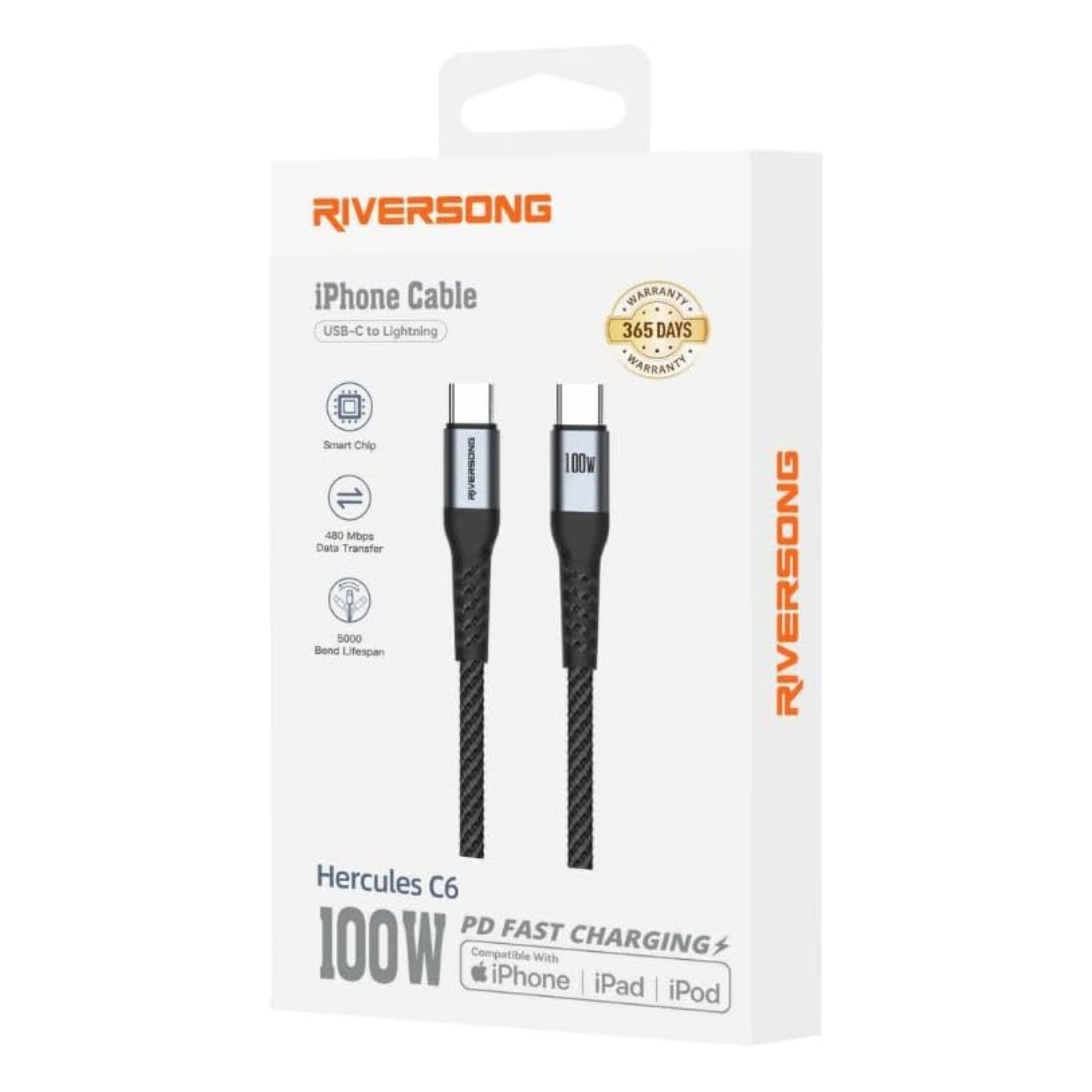 Riversong Mobile Charger Hercules C6 Ct51 Iron Gray