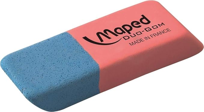 Maped Eraser Duo Gom Regular Display | Erasers
