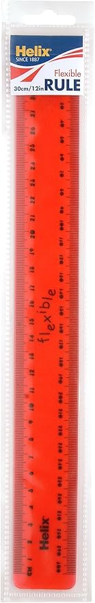 Helix Tint Coloured Flexi Rule | Rulers