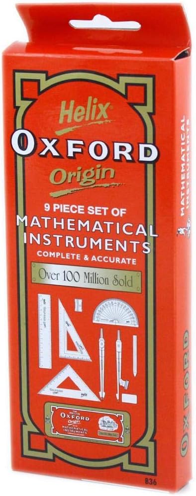 Helix Oxford Maths Set Red | Maths Sets