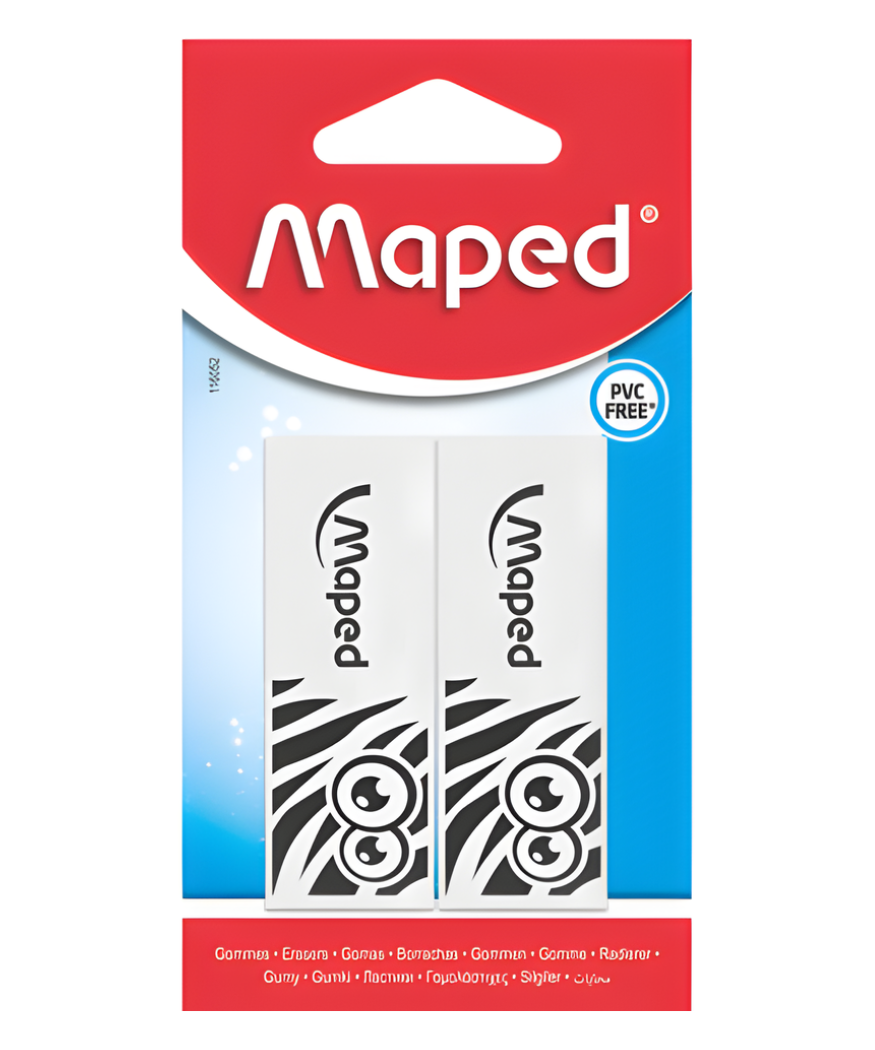Maped Eraser Technic X2 Pulse Blister | Erasers